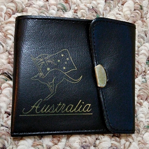 Bags | Vintage Leather Australias Wallet | Poshmark